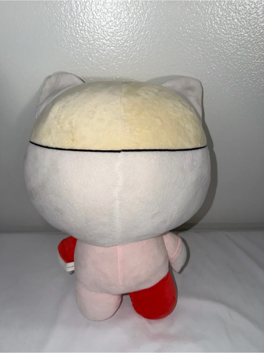 Disney | Cat | Plush Cat Toy White And Red Fashion Cat | Poshmark